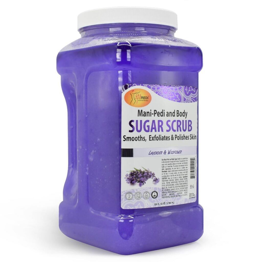 Spa Redi Sugar Scrub Lavender, 1 Gallon – JCA Barber Supply